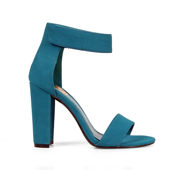 Shoes | Teal Block Heels | Poshmark